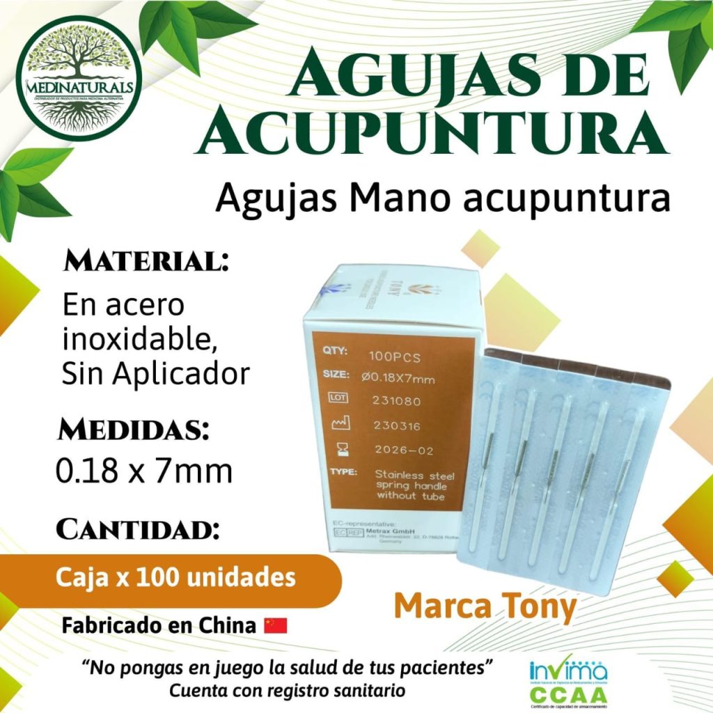 AGUJAS PARA ACUPUNTURA 0.18X7MM CAJA X 100 UND – Banyan Productos ...